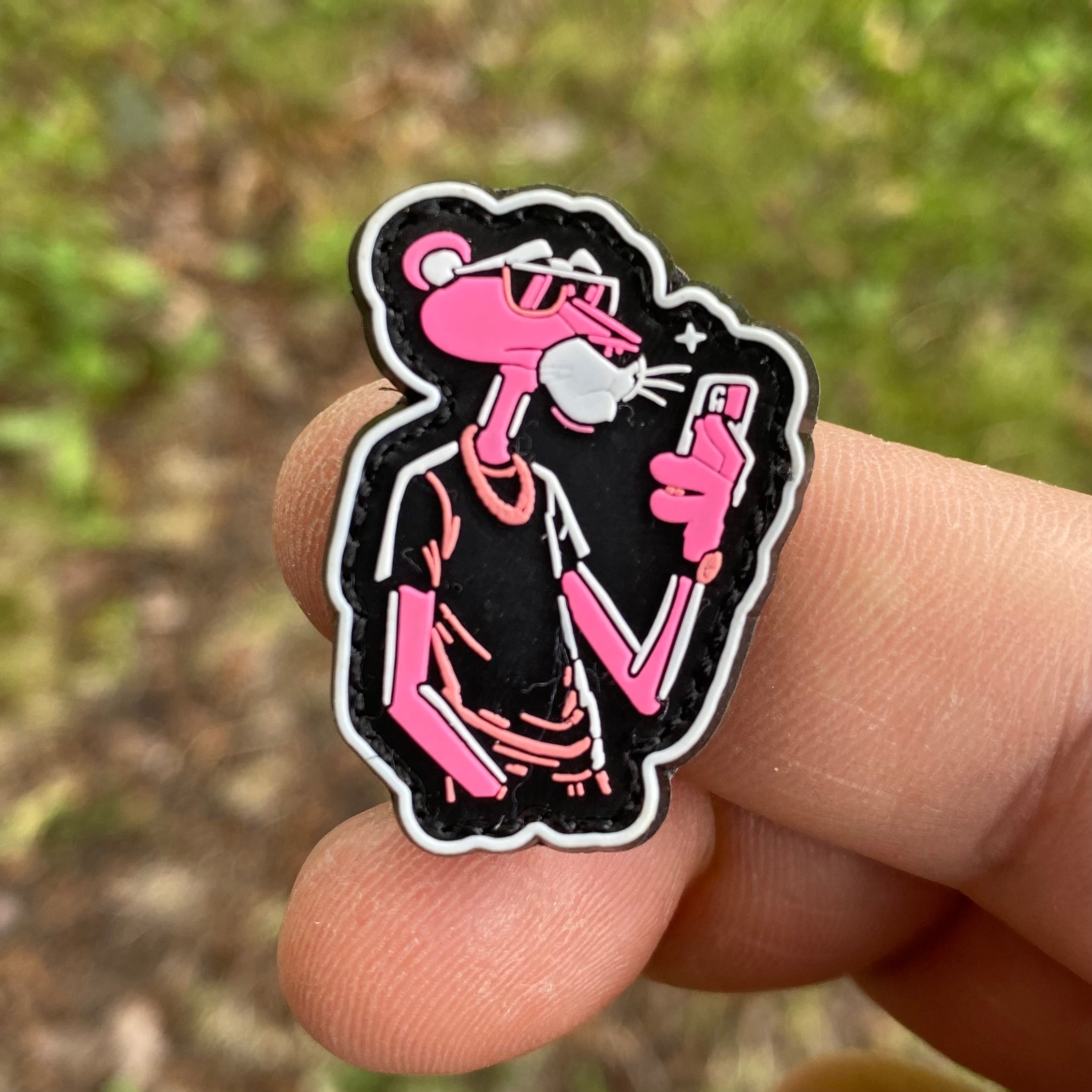 Smooth Pink Panther - Ranger Eye PVC patch – Kruger EDC